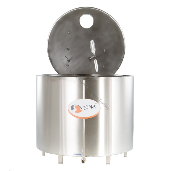 Tanc de racire lapte inox EMT 800 litri - 220 V